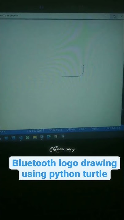 Bluetooth Logo Drawing in Python Turtle | Instagram Reels | @Learnonpy - YouTube