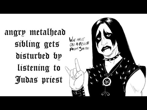 Angry metalhead sibling gets disturbed by listening to Judas Priest ...