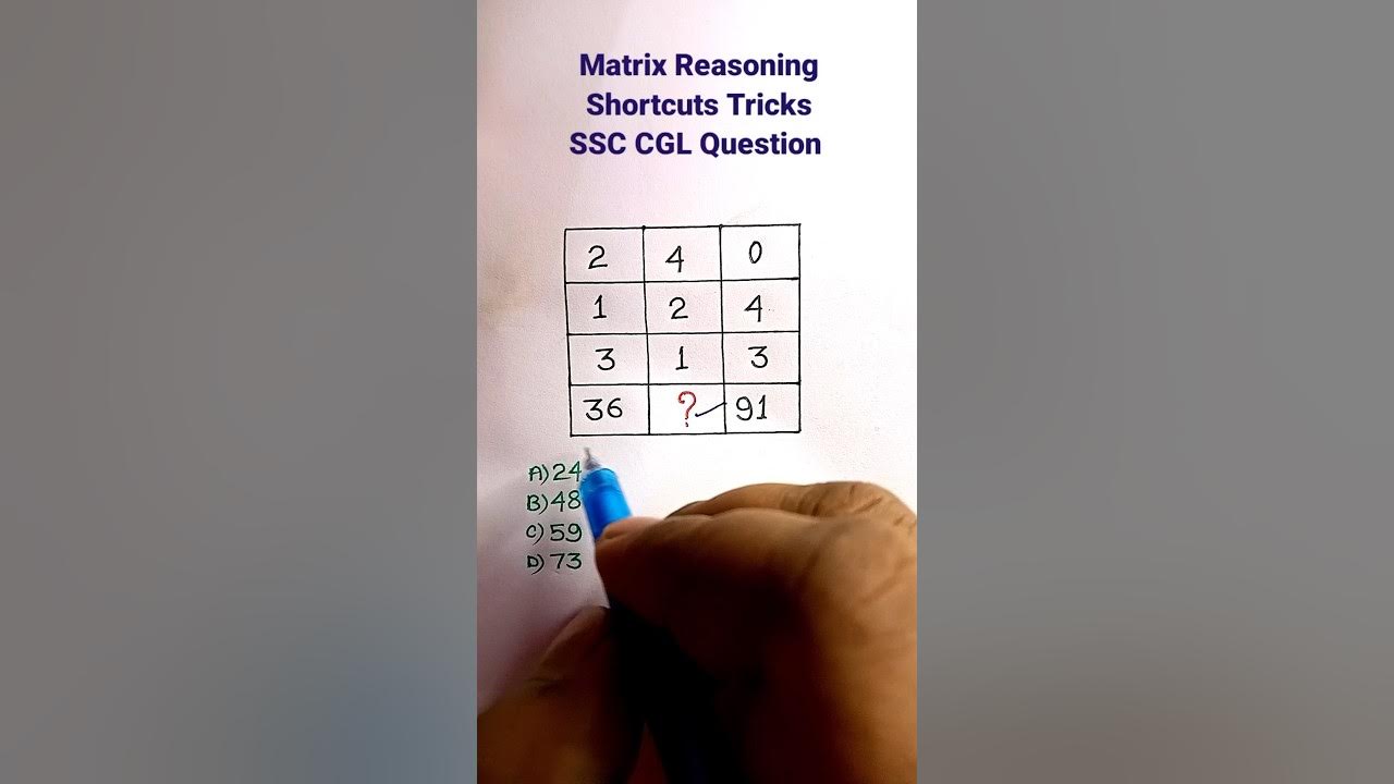 Missing Number| Reasoning Classes for SSC MTS CGL CHSL Exams 2023 | - YouTube