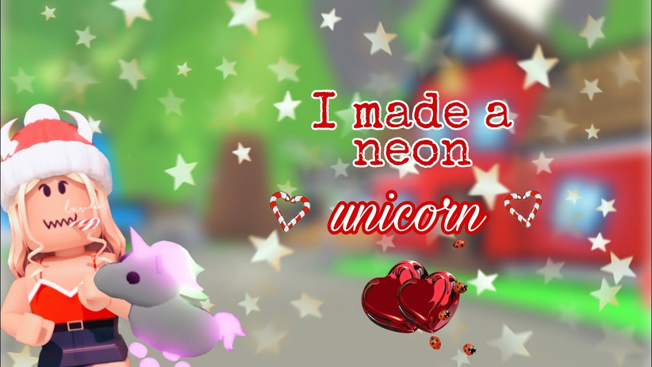 I made a neon uni - YouTube