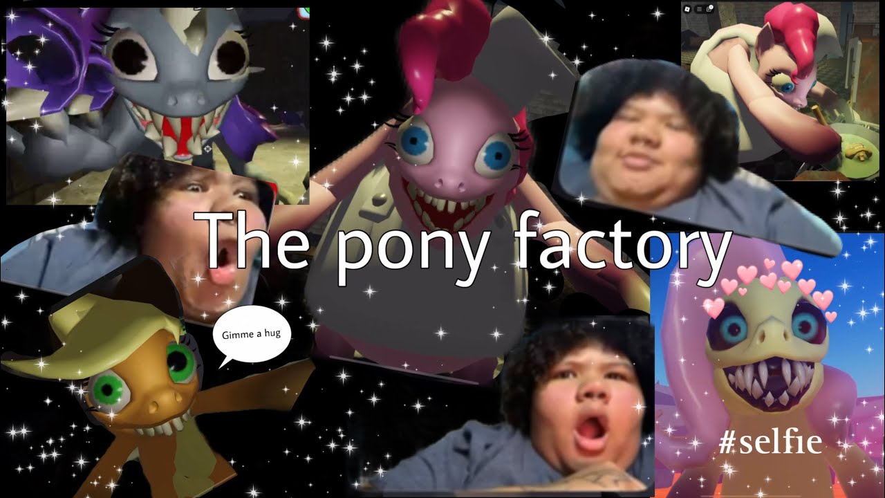 PLAYING THE PONY FACTORY (horror game) - YouTube