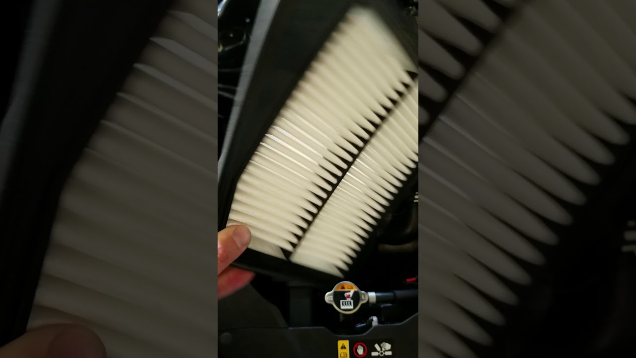 Kia stinger air filter swap or replacement 2018 to 2020 gt2 gt or 2.0 ...