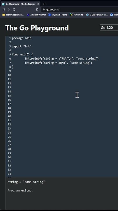 Quoted Strings in Go - YouTube