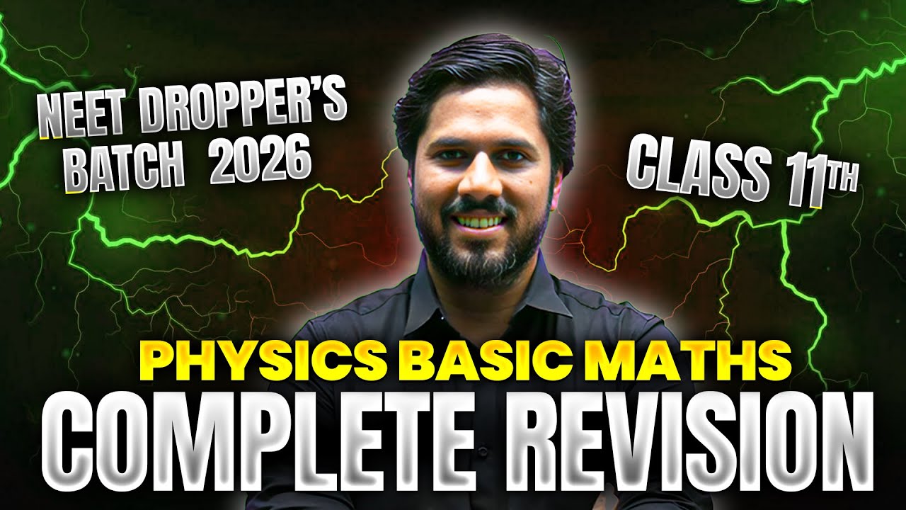 📘 Complete Revision of Basic Mathematics | For NEET Droppers | Class 11 ...