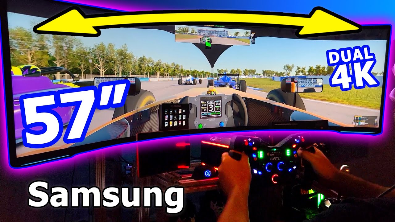 Is the 57" Samsung Odyssey Neo G9 the BEST sim racing monitor ever ...
