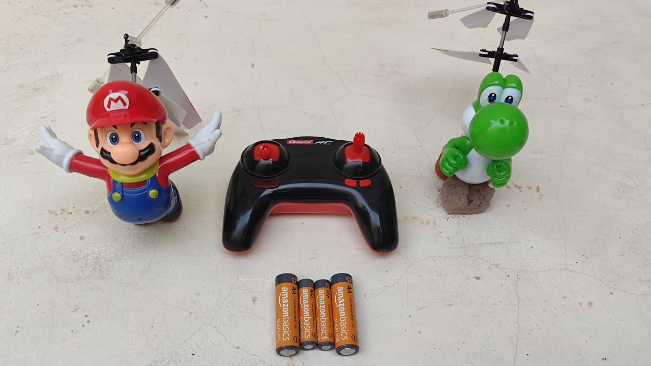 Super Mario 🍄 Flying Toy Helicopter 🚁🚁 - YouTube