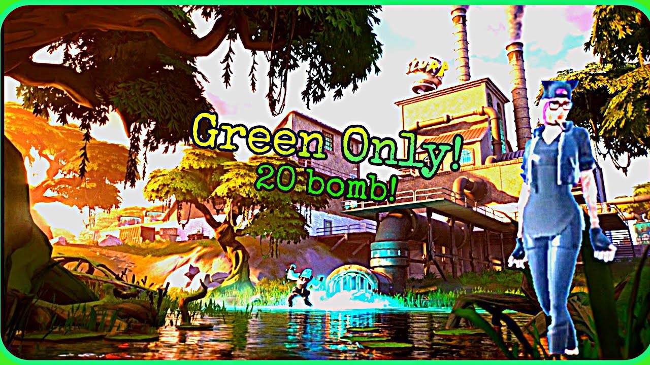 Green Only Challenge! *20 Bomb!* - YouTube