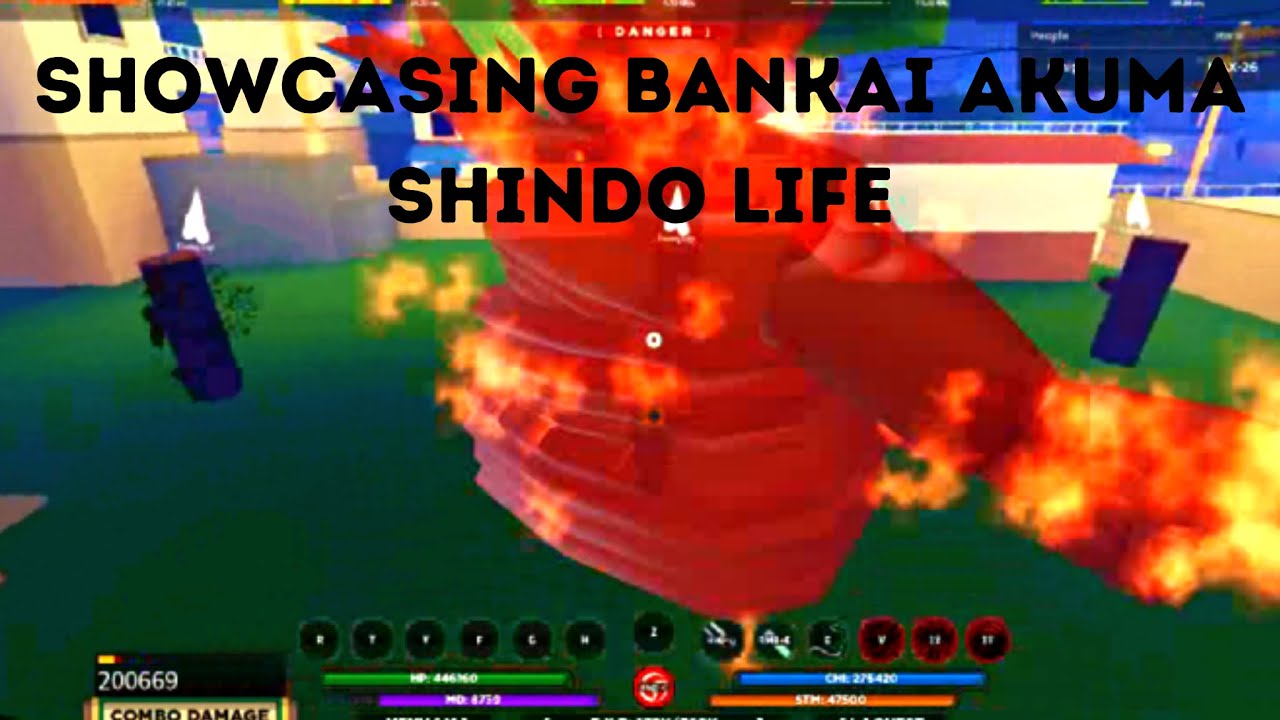 Showcasing BANKAI AKUMA Shindo Life - YouTube