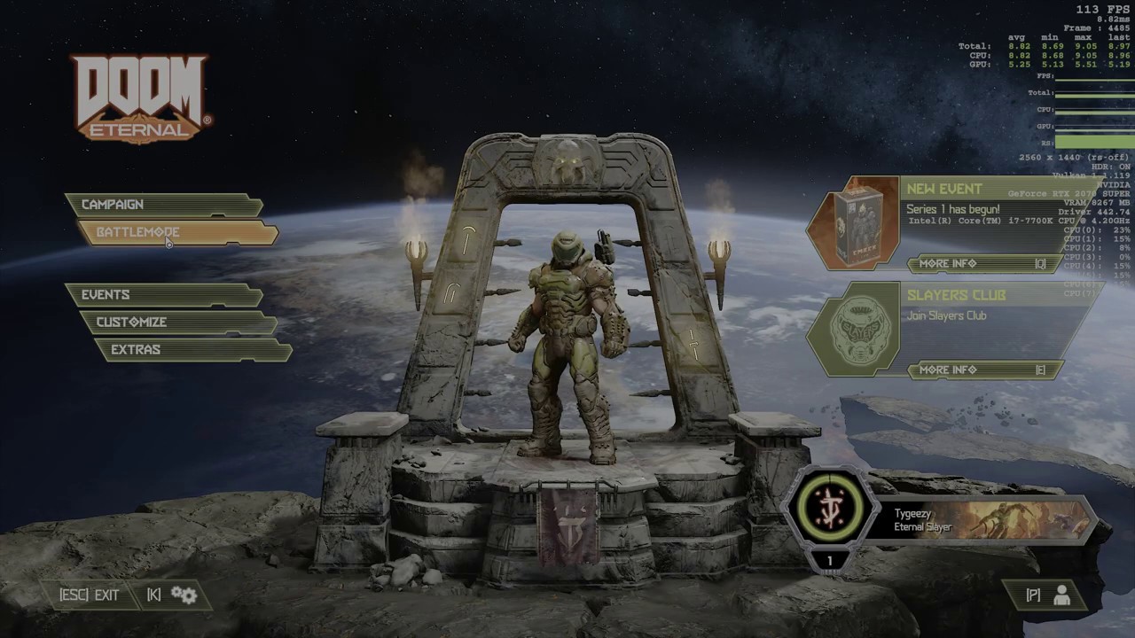 Doom Eternal high cpu frame times - YouTube