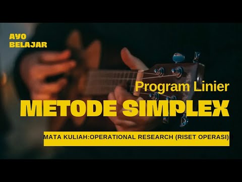 3 linier programing metode simplex - YouTube