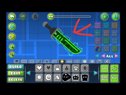 I made DJ's sword from RB Battles in Geometry Dash! - YouTube
