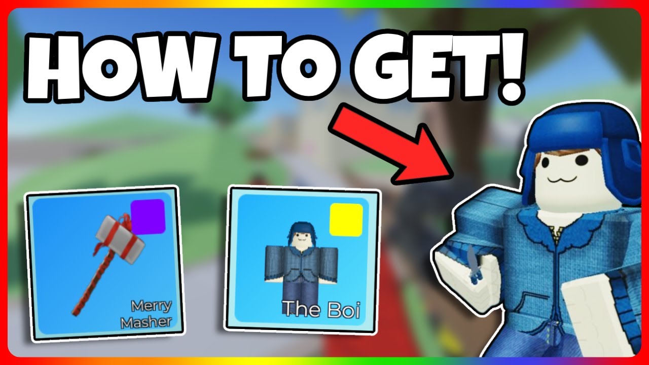 [DECEMBER] How To Get Merry Masher + The Boi Skin! | Roblox Arsenal ...