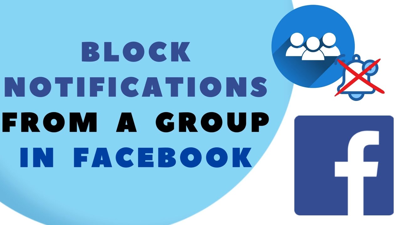 How to Block Notifications from a Specific Group on Facebook - YouTube