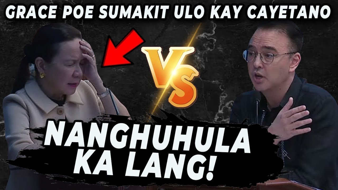 🔴 NANGHUHULA KA lang BA GRACE POE?? - SEN. CAYETANO | Jevara PH - YouTube