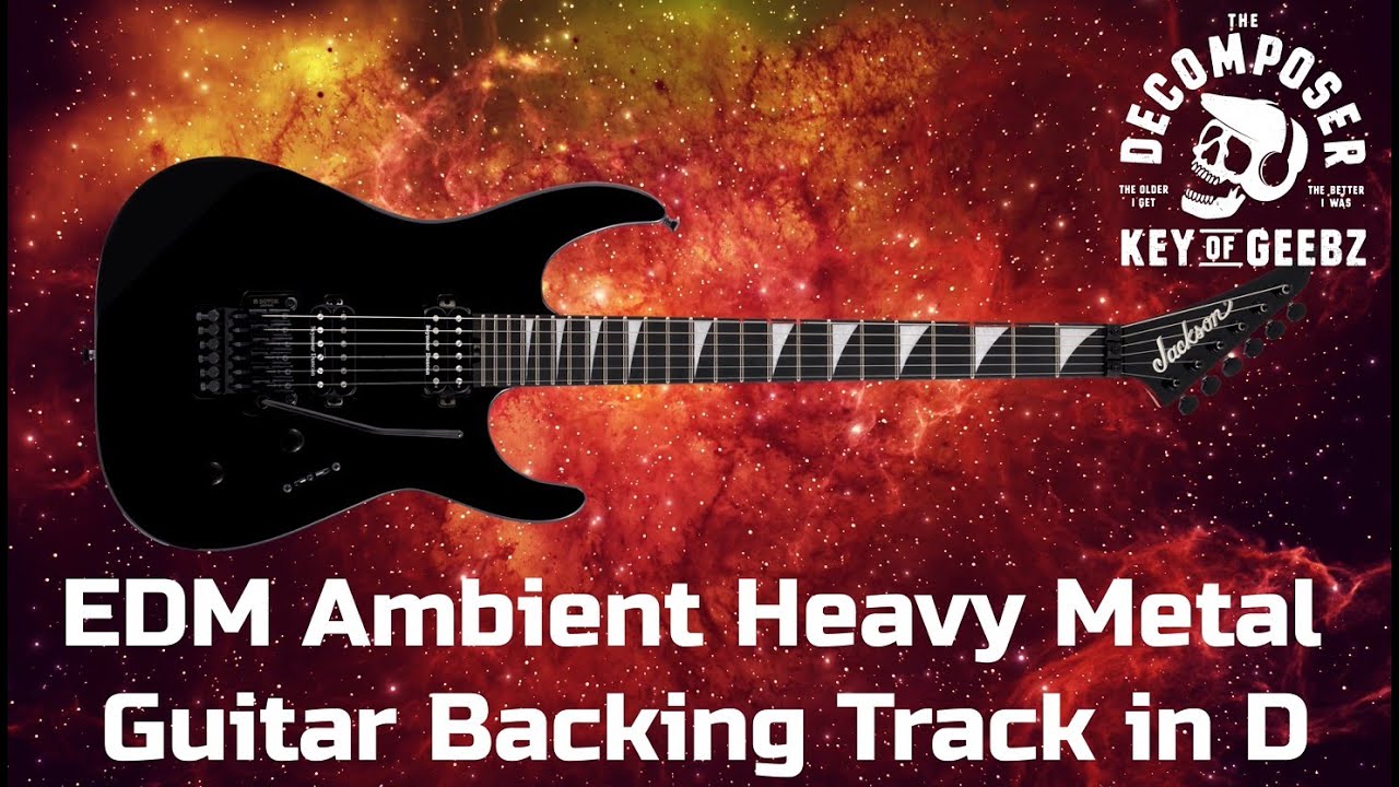 EDM Ambient Heavy Prog Metal Guitar Backing Track with Key Change - YouTube
