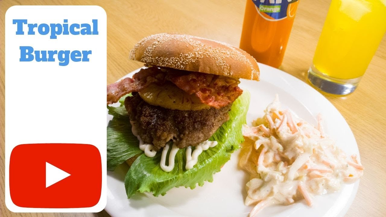 How to make Tropical Burger - YouTube