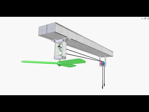 Man powered ceiling fan 1 - YouTube