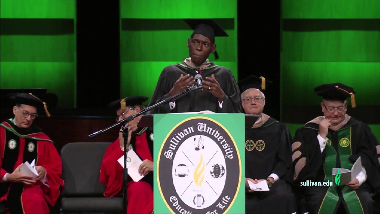 Sullivan University Graduation 2015 Speaker, Colmon Elridge - YouTube