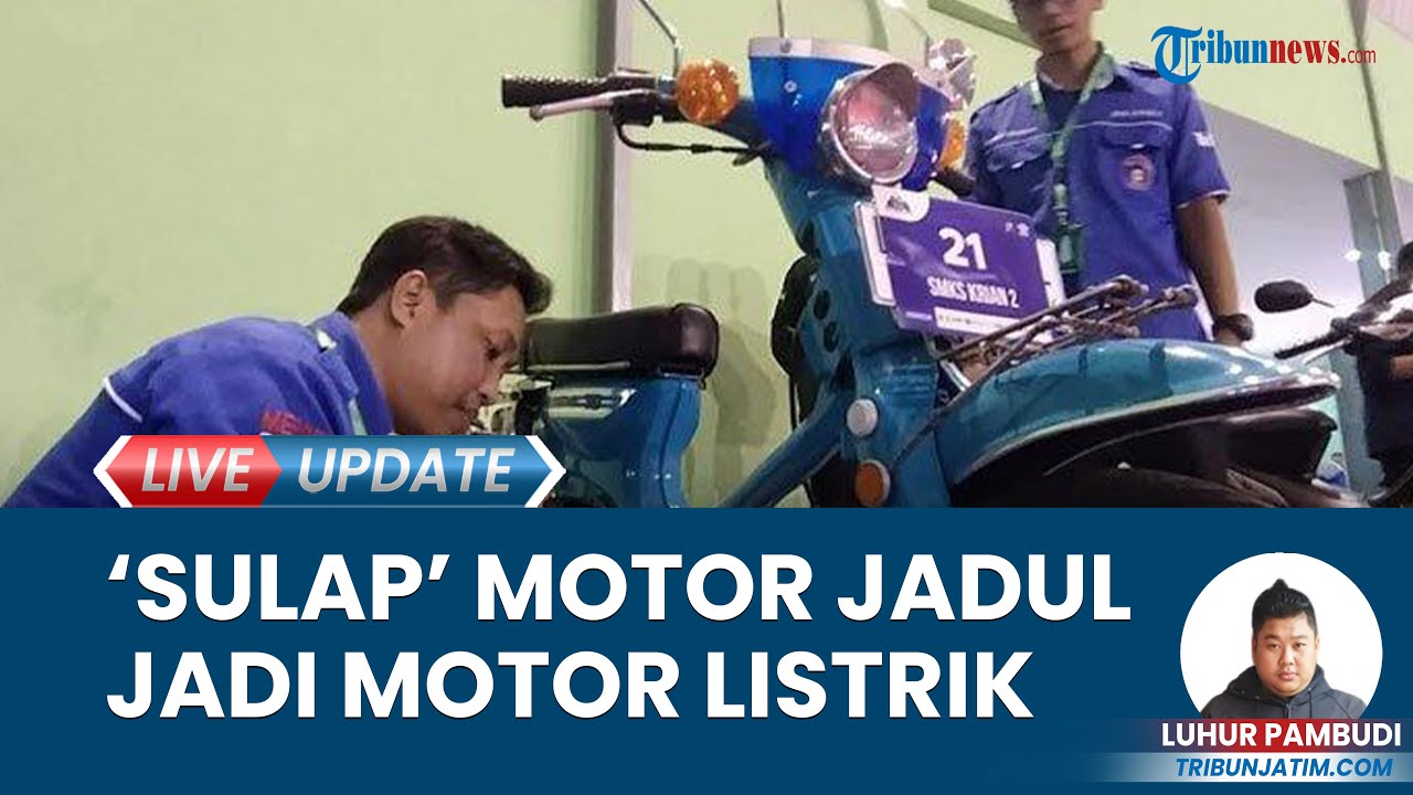 Ide Gila Tim SMKS Krian 2 Sidoarjo, Sulap Motor Jadul Klasik Honda ...