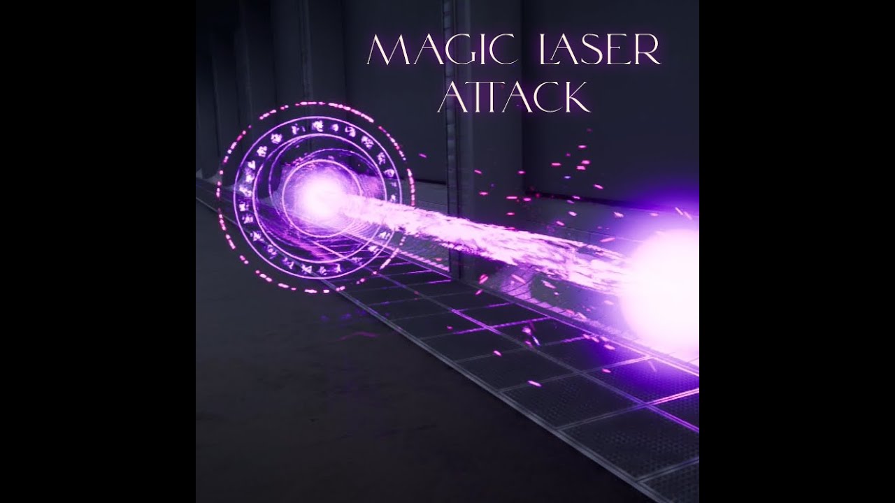 Magic Laser Attack // UE5 VFX - YouTube