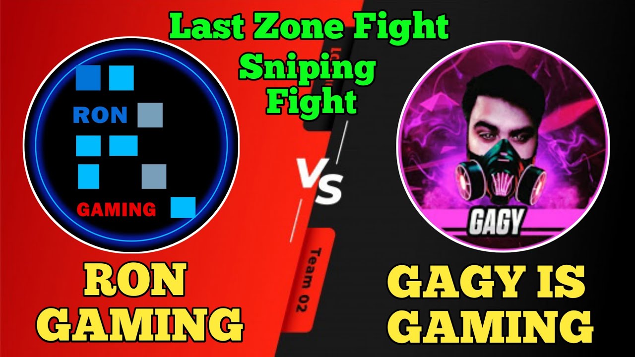 Ron Gaming Vs Gagy Gaming | Last Zone Fight | Sniping Fight | Team Ron ...