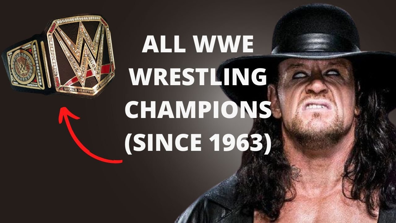 All WWE Wrestling Champions (Since 1963) - YouTube