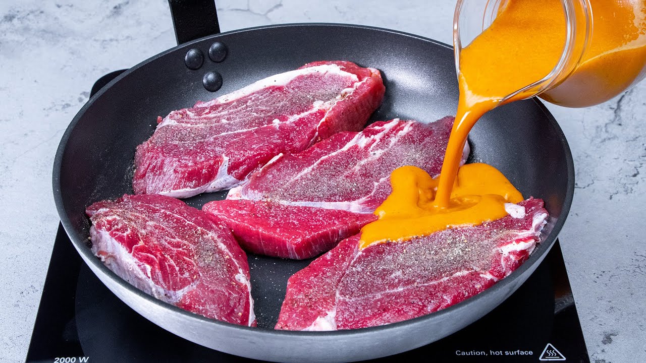 How to prepare tender and juicy beef. The sauce is the secret! - YouTube