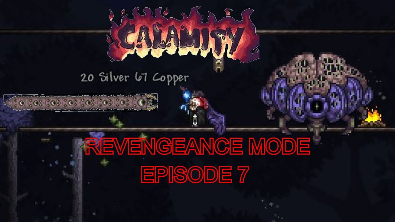 EATER OF WORLDS + HIVE MIND! | Terraria Calamity Revengeance | Episode ...