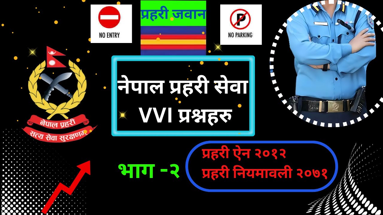 Nepal Police Jawan Model Question भाग -२| प्रहरी सेवा सम्बन्धि प्रश्न ...