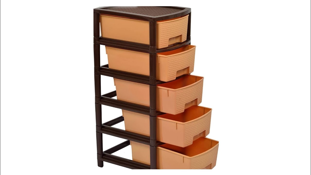 Amazon Plastic 5 Tier Containers/Organizer (Bamboo) for Storage Review ...