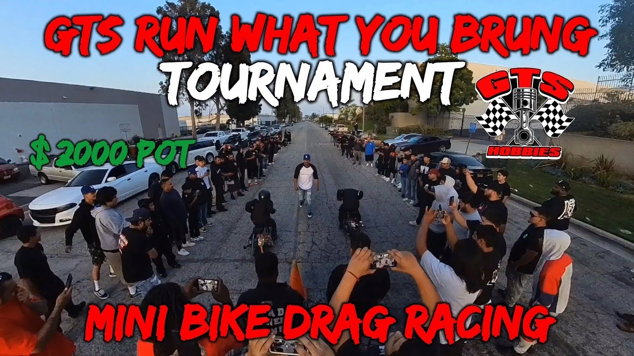 GTS R.W.Y.B MINI BIKE DRAG RACING TOURNAMENT $2000 POT - YouTube