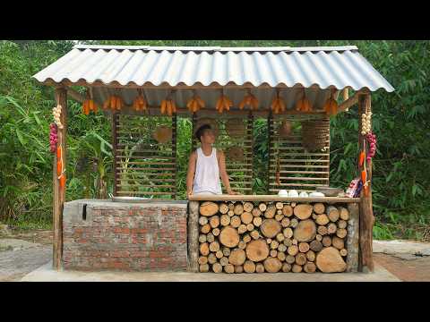 Doctor left the city for the forest, built a farm, gardened, hunted, cooked in the wilderness