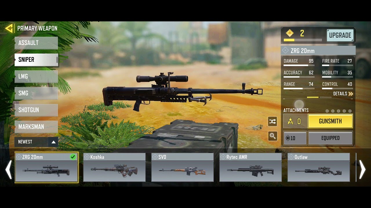 codm sniper review... - YouTube