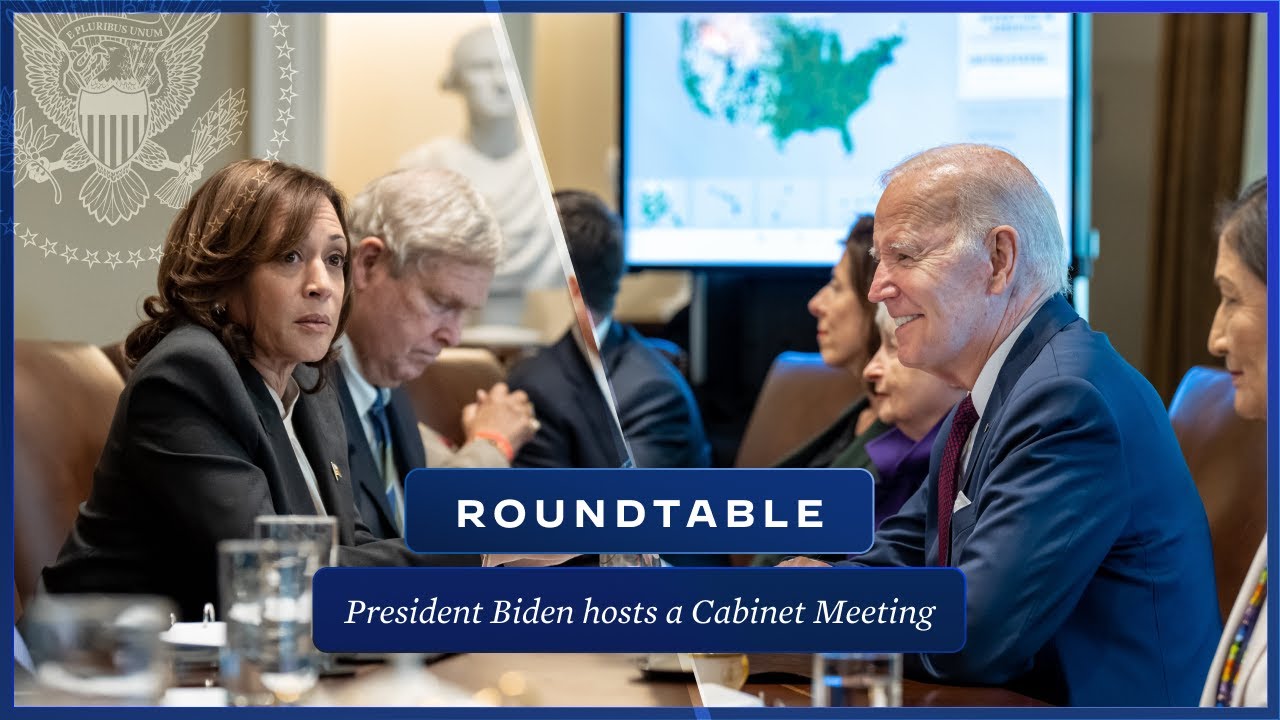 President Biden Holds a Cabinet Meeting - YouTube