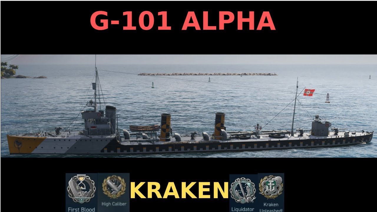 German Destroyer G-101 Alpha Kraken | World of Warships Legends Console ...