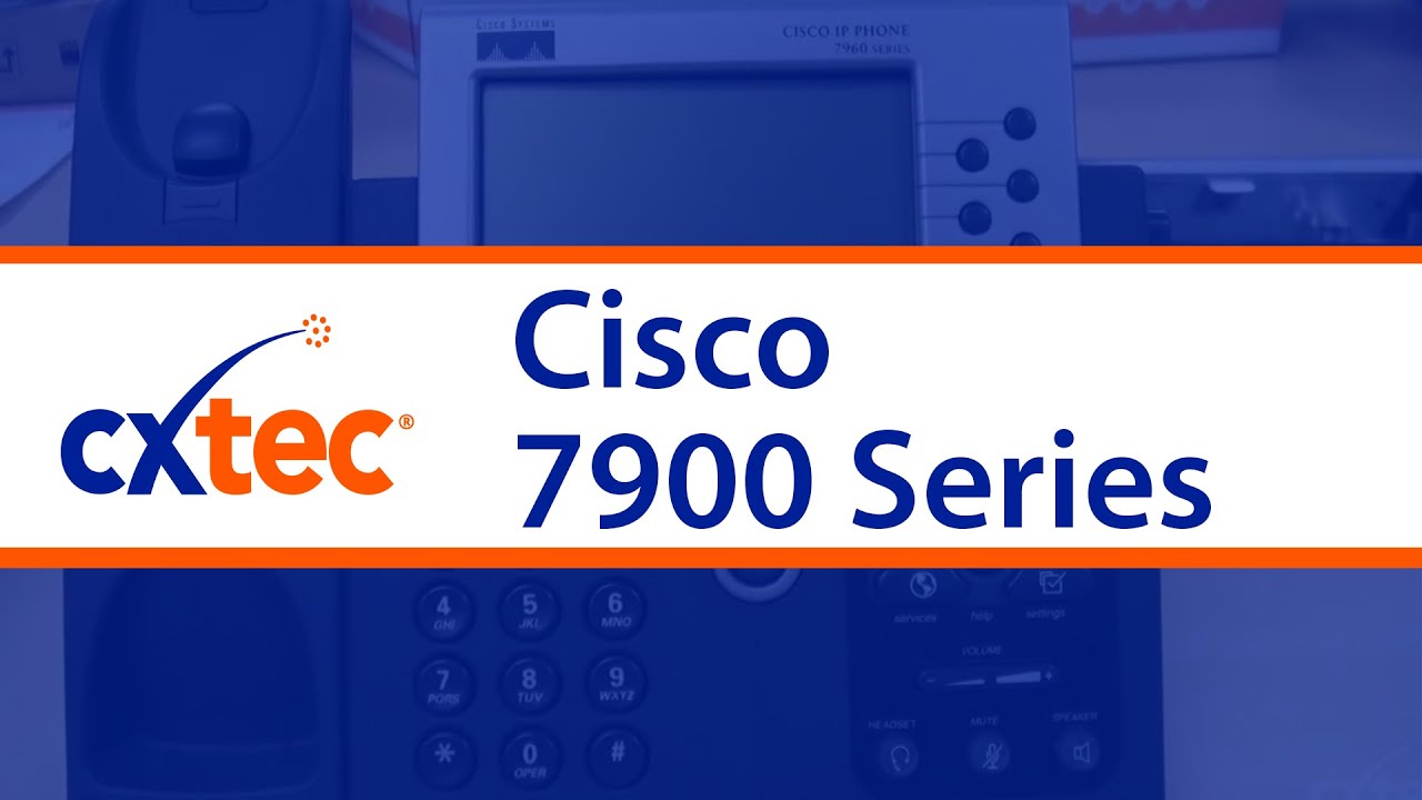 The Cisco 7900 Phone Series: Product Overview - YouTube