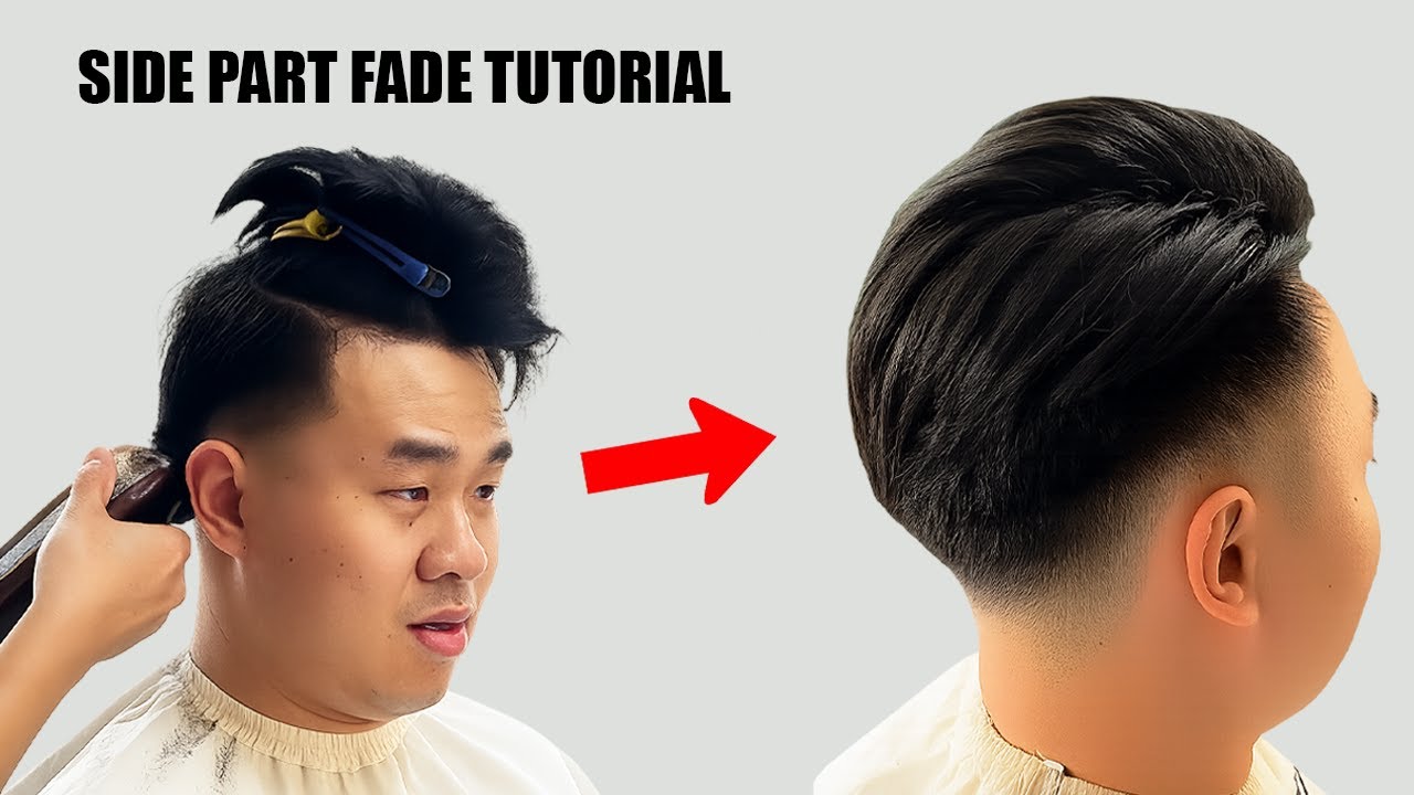 Side Part Fade Tutorial | Clean Low–Mid Fade + Textured Top (Step-by ...