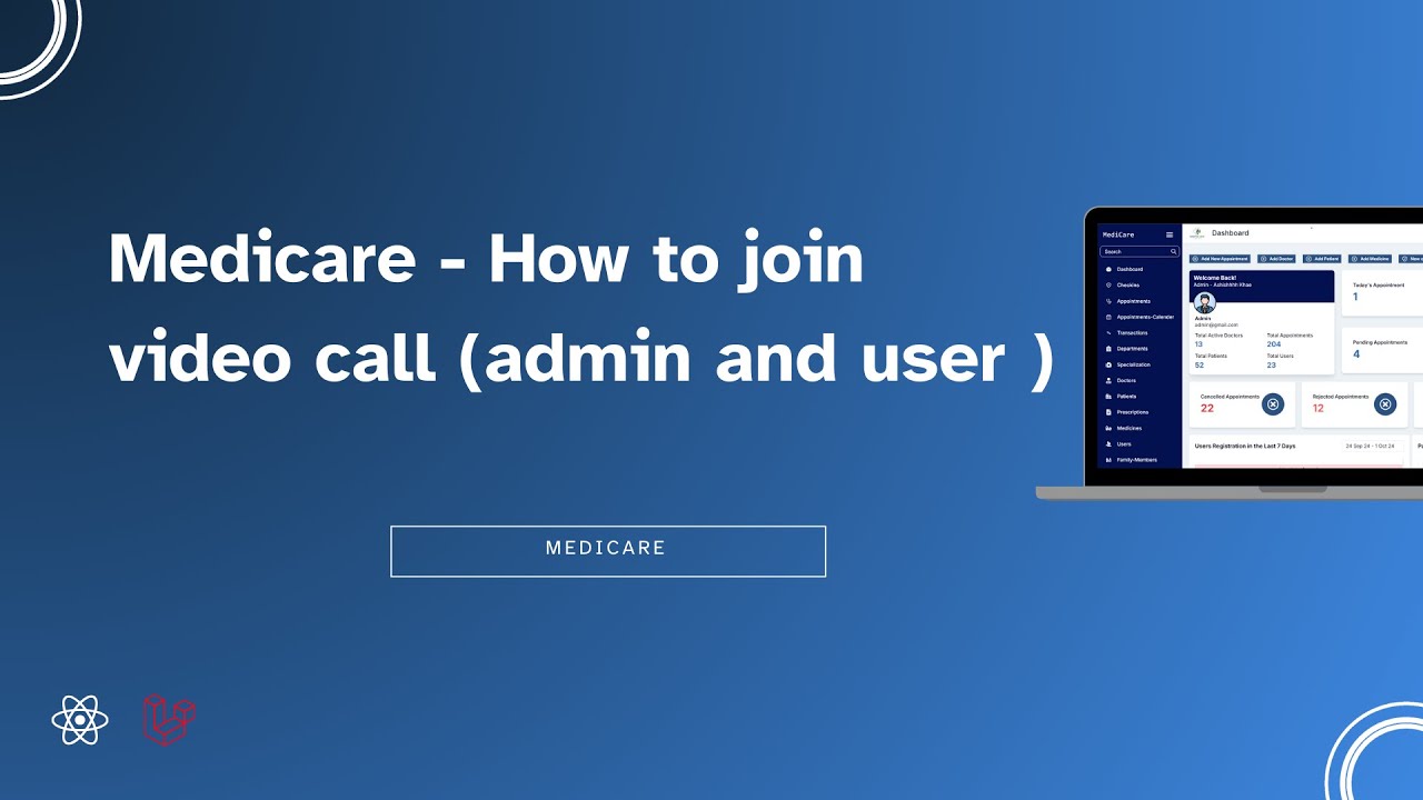 Medicare - How to join video call (admin and user)? - YouTube
