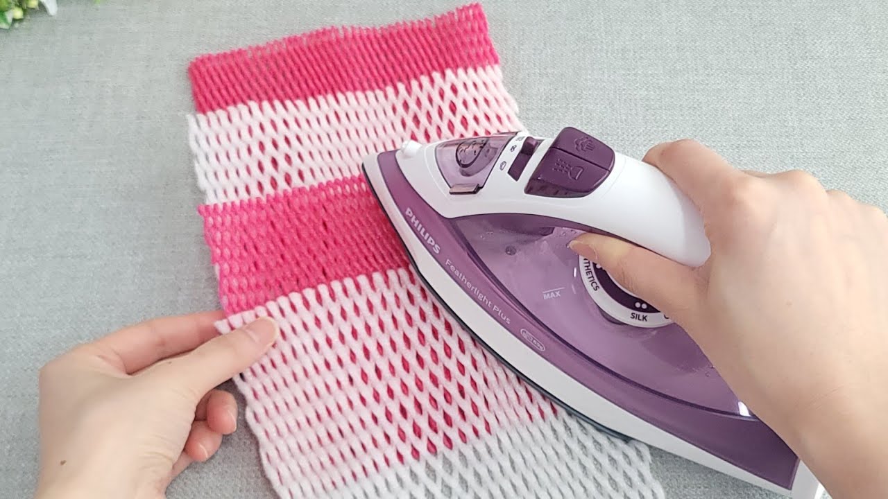 IRON a fruit wrapper net, you will not believe the incredible results ...