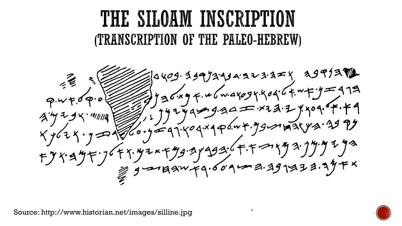 Siloam Inscription Archaeology Presentation 1 Lisa Rodriguez - YouTube