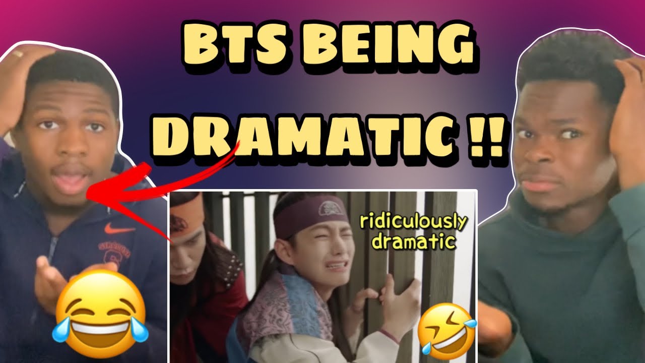 Reacting To BTS Being Super Dramatic As Usual 😂😂 - YouTube