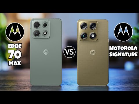 Motorola Edge 70 Max vs Motorola Signature