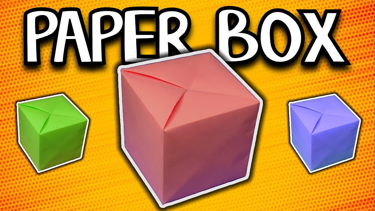 Origami Box | How To Make A Paper Box | World of Origami | - YouTube
