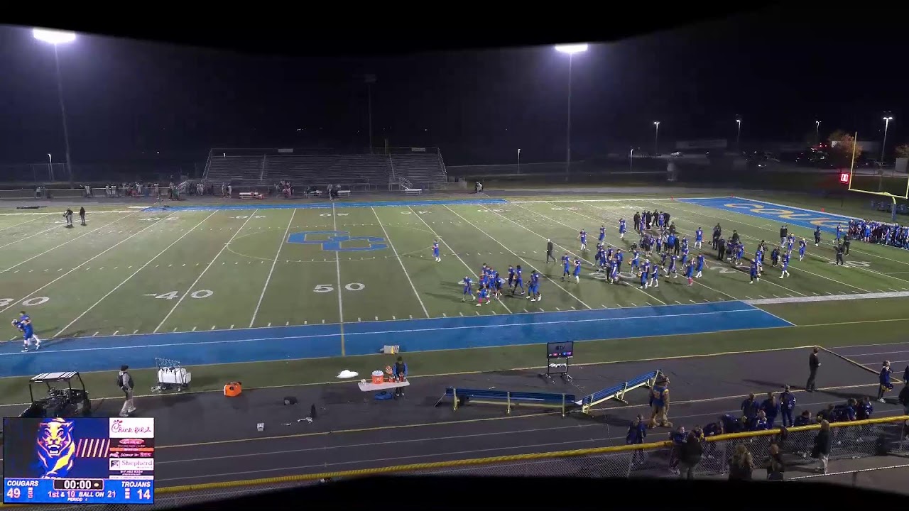 Greenfield-Central vs. New Castle Chrysler Varsity Mens' Football - YouTube