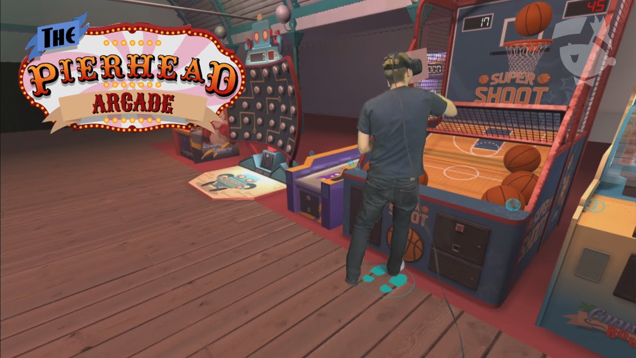 Pierhead Arcade mit der HTC Vive - Mixed Reality Let`s Play - YouTube