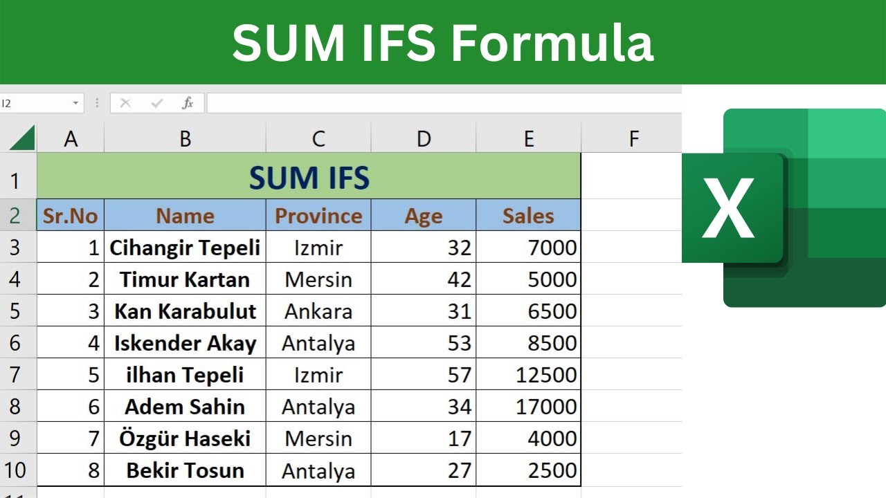 SUMIFS Formula In Excel In Hindi YouTube SUMIFS Formula In Excel In Hindi YouTube