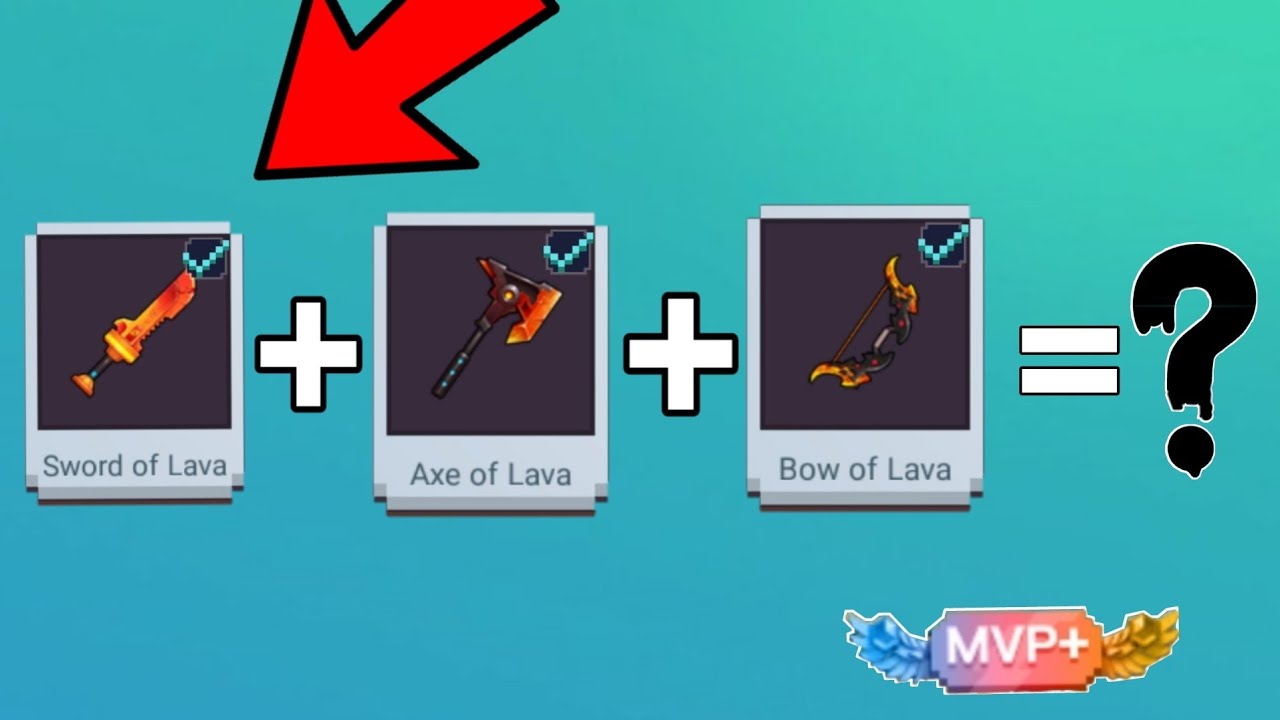 Lava Sword + Lava Bow + Lava Axe = ?? Bedwars !! (Blockman GO) - YouTube