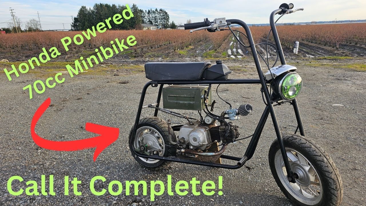 Project Honda C70 Minibike Almost Complete! #minibike #motorcycle # ...