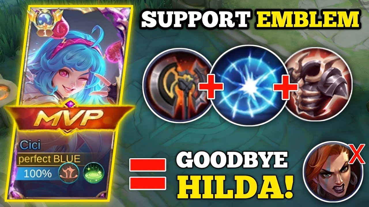 SUPPORT EMBLEM FOR CD AND MOVEMENT SPEED!‼️(must try) | CICI BEST BUILD ...