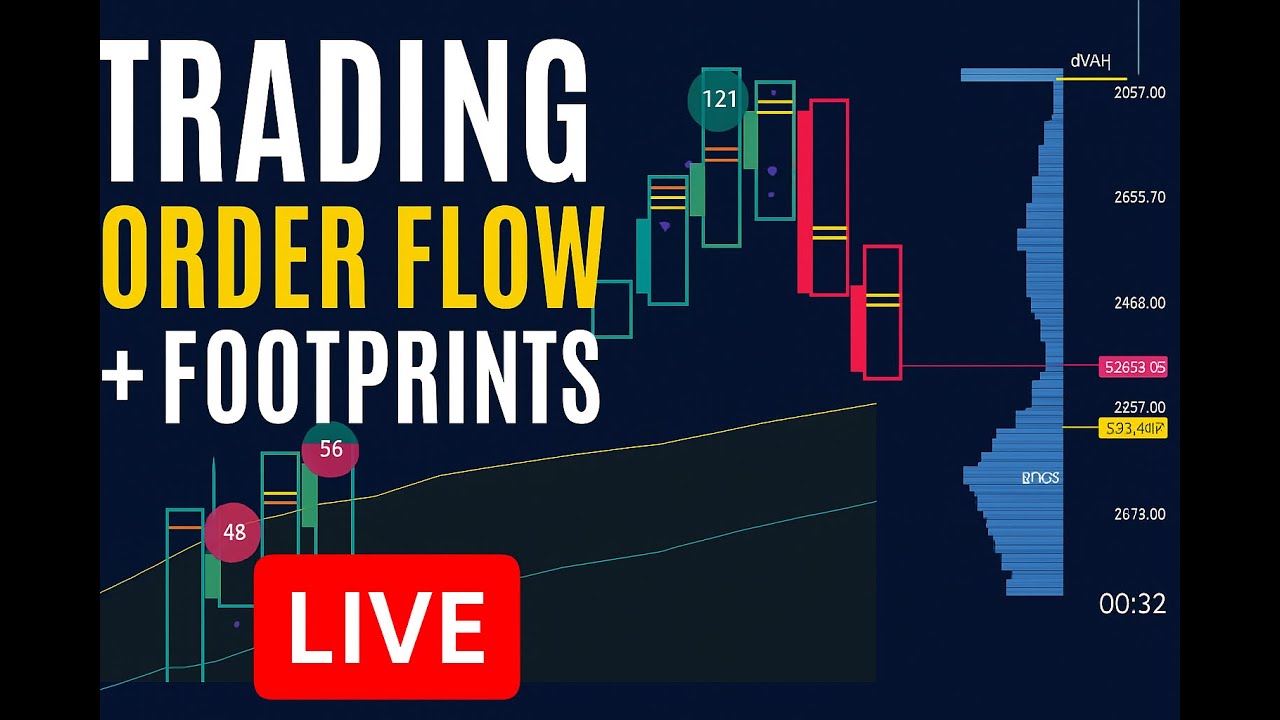 Order Flow + Footprint Nasdaq LIVE Trading - YouTube